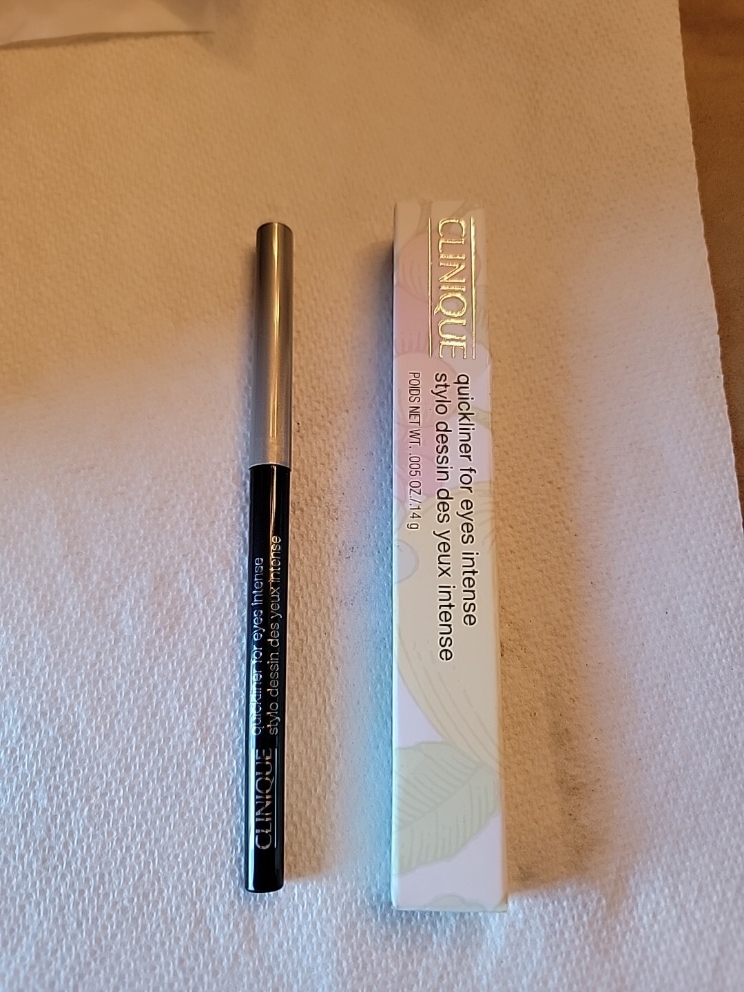 CLINIQUE Quickliner For Eyes Intense Eyeliner 01 INTENSE BLACK 0.14g ...