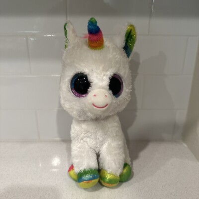 TY Beanie Boos 9" PIXY the Unicorn Plush Stuffed Animal Toy Glitter ...