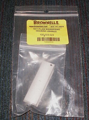 Brownells 1911 Mainspring Housing Flat plain Gov't Aluminum- Colt ...