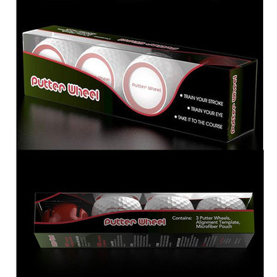 3 Pack Putter Wheel Golf Putting Training Aid Groove A Perfect Putt ...