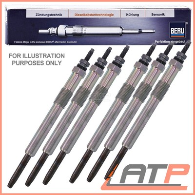 6x BERU GLOW PLUG DURATERM FOR AUDI A4 B5 8D 97-01 B6 8E 00-04 B7 8E 04 ...
