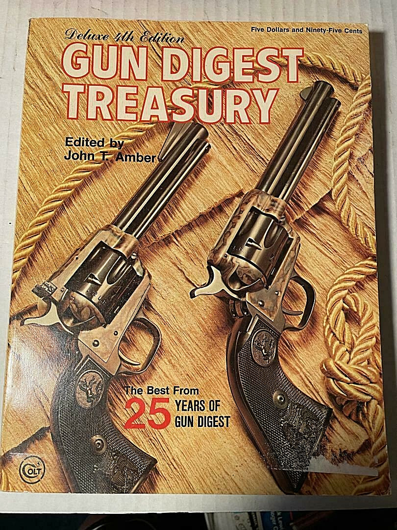 Vintage GUN DIGEST TREASURY BEST OF 25 YEARS Deluxe 4th ED PB Good ...