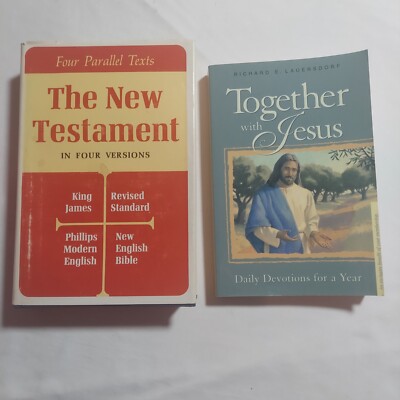 The New Testament In Four Versions, Texts KJV RSV NEB Phillips + Daily ...