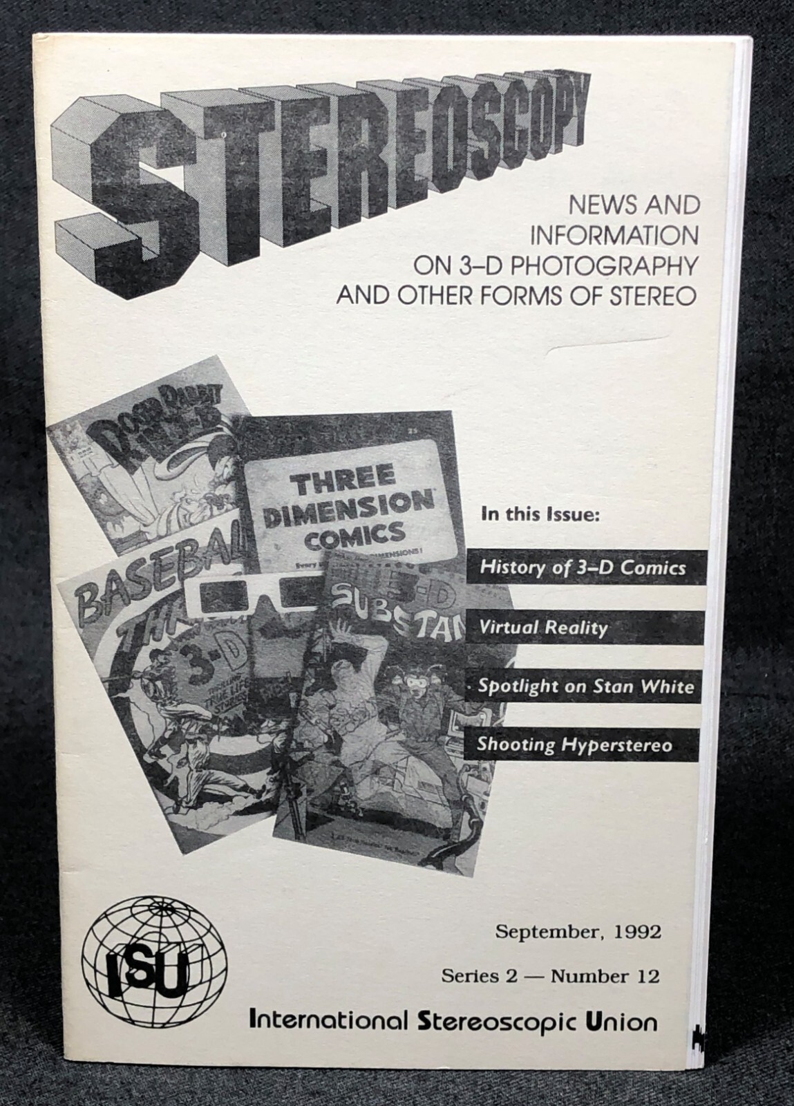 Stereoscopy Booklet ISU 3Q 1992 History 3D Comics Virtual Reality Hyperstereo | eBay