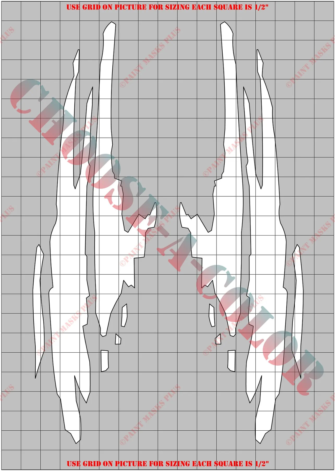 DRP2002P-X Splash RC Body Paint Mask Kit In Colors | eBay