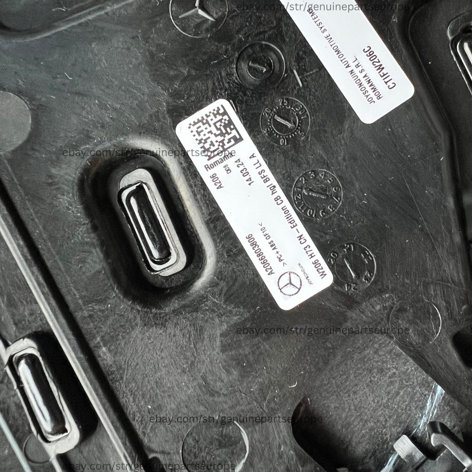 OEM CARBON Mercedes Benz W206 C W236 CLE / AMG C63 interior dashboard ...