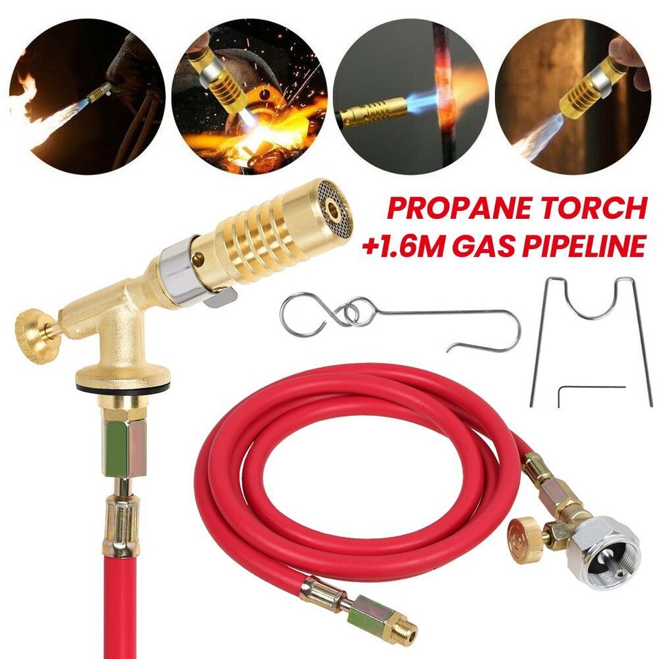 Mapp Gas MAP-Pro Turbo Mini Torch With Hose Solder Propane Welding ...