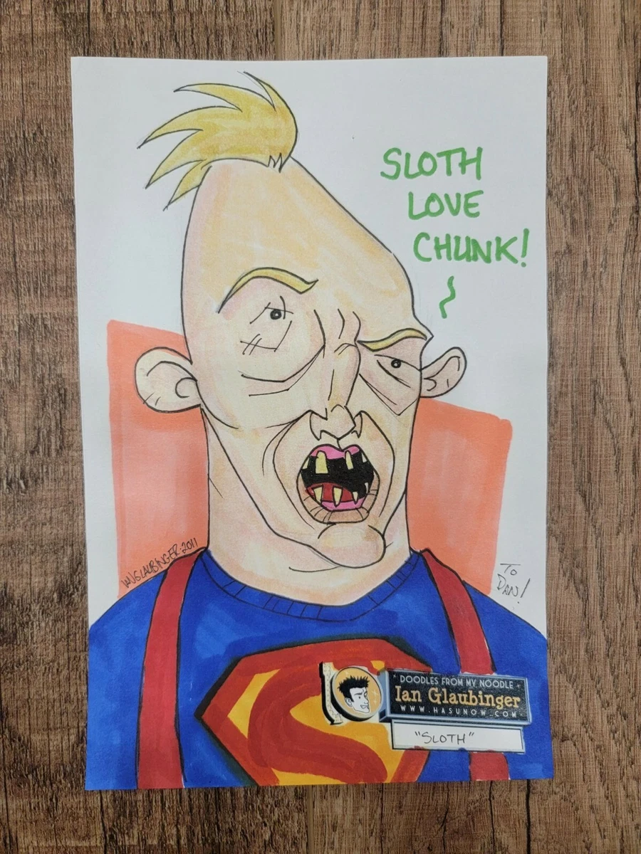 The Goonies Sloth Drawing