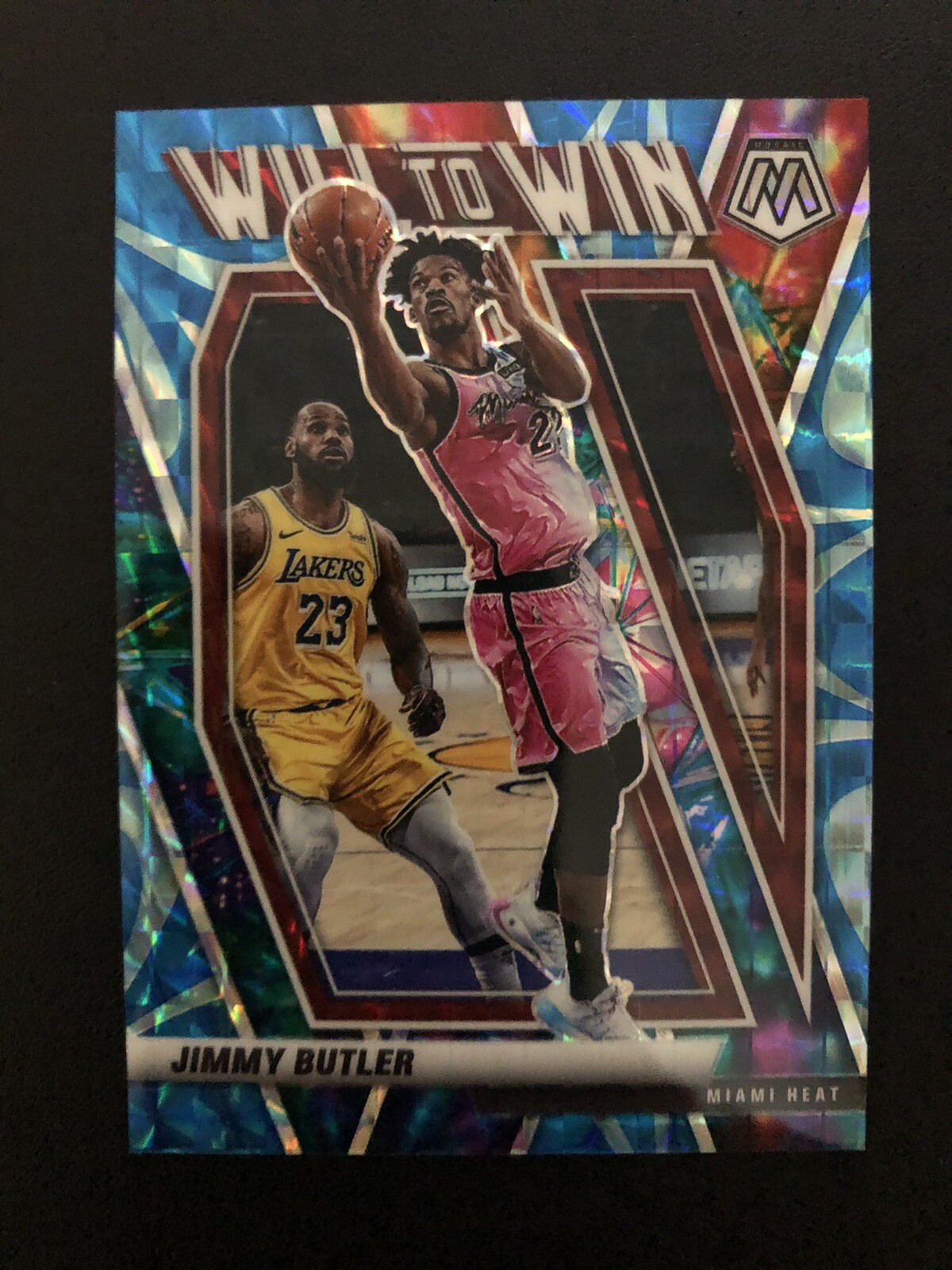 2020 Panini JIMMY BUTLER Miami Heat 75/99 Will to Win Mosaic REACTIVE ...