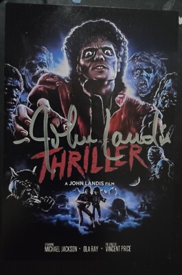 JOHN LANDIS DIRECTOR SIGNED AUTOGRAPHED MICHAEL JACKSON THRILLER VIDEO 4X6 PHOTO | eBay