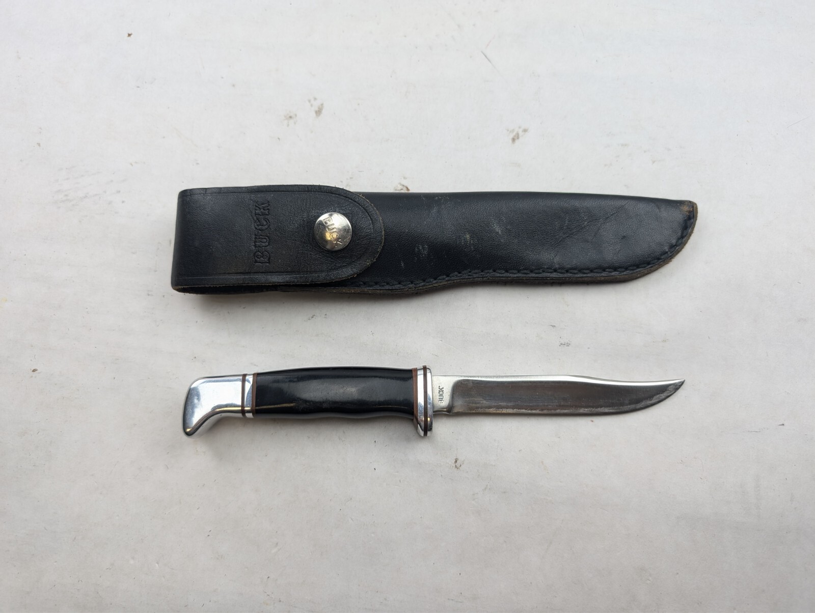 Vintage Early 60’s 1 Line Inverted Buck 118 Personal Knife & Orig ...