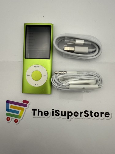 Apple iPod nano 4th Gen A1285 Green - NEW BATTERY (8 GB) + 1 Year CPS ...