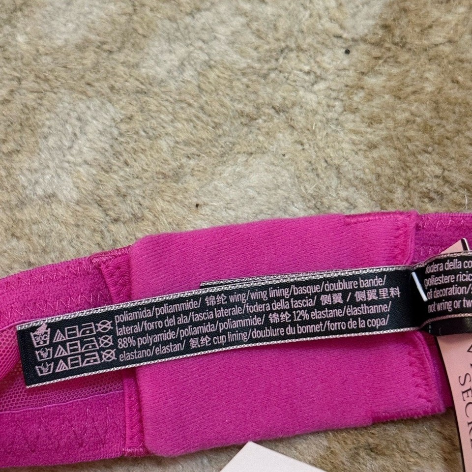 Victoria’s Secret NWT pink heart diamond Very Sexy push-up bra women’s ...
