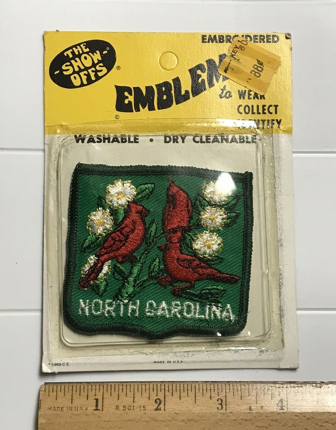 NIP North Carolina Red Cardinals Flowering Dogwood Embroidered Show ...