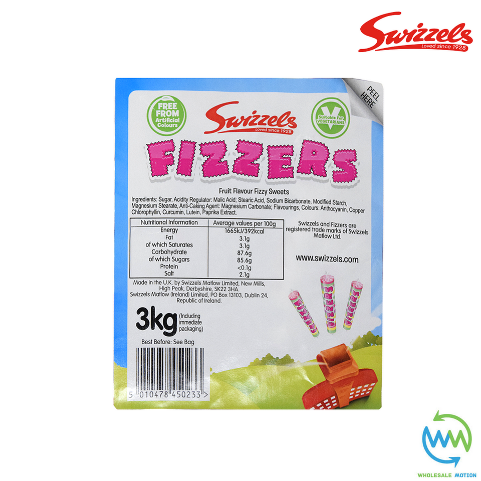 Swizzles FIZZERS Individual Wrapped 7g SWEETS DISC Retro CANDY Kids ...