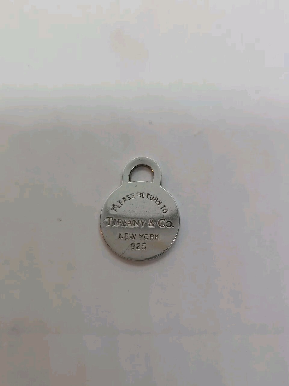 Tiffany&Co Please Return To Tiffany Tag/Pendant Sterling Silver | eBay