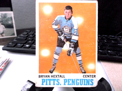 1970-71 TOPPS HOCKEY CAED #94 BRYAN HEXTALL PENGUINS | eBay