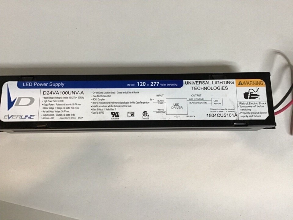 Everline LED Power Supply Dimming Driver 120 V to 277 Volts ...