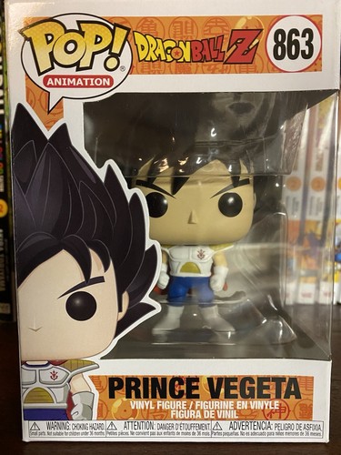 2021 Funko Pop Animation Dragon Ball Z # 863 Prince Vegeta CIB Vinyl ...