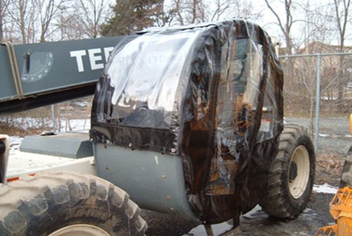 3 Sided Telehandler Soft Cab Kit - JLG GENIE TEREX SKYTRAK CAT GRADALL ...