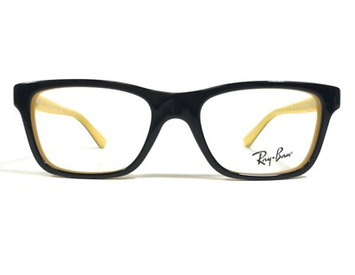 Ray-Ban Kids Eyeglasses Frames RB1536 3660 Gloss Black Yellow Square 46 ...