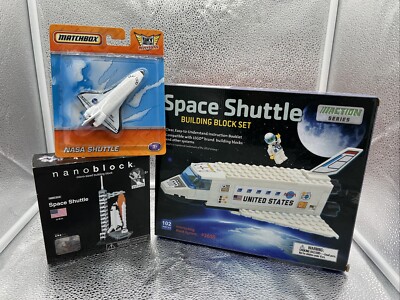 Nanoblock Space Shuttle Micro-Sized Building Block NBH_014 + Space ...
