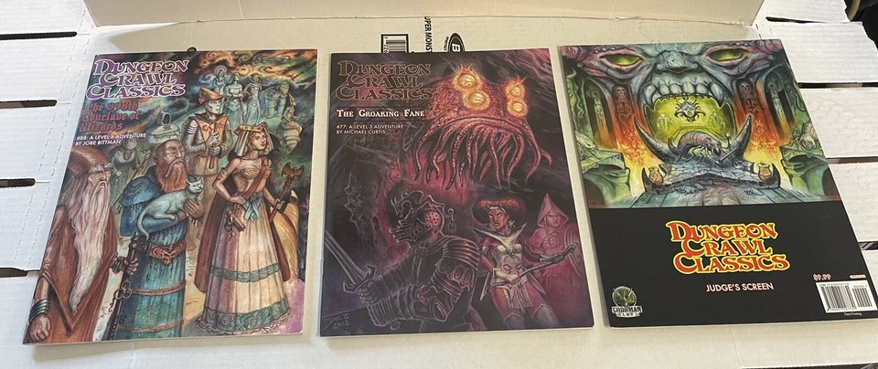 DUNGEON CRAWL CLASSICS RPG MODULES LOT DCC (6 Books) | eBay