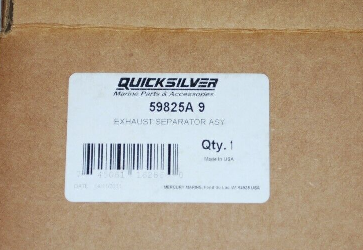 MERCRUISER EXHAUST SEPARATOR 59825 59825A9 | eBay