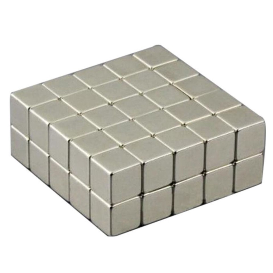 5~100Pcs Neodymium N35 Block Square Cube Magnets Strong 10x10x10mm Rare ...