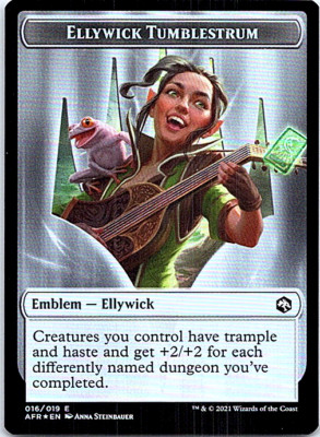Ellywick / Dog Illusion Foil Token Adventures In The Forgotten Realms ...