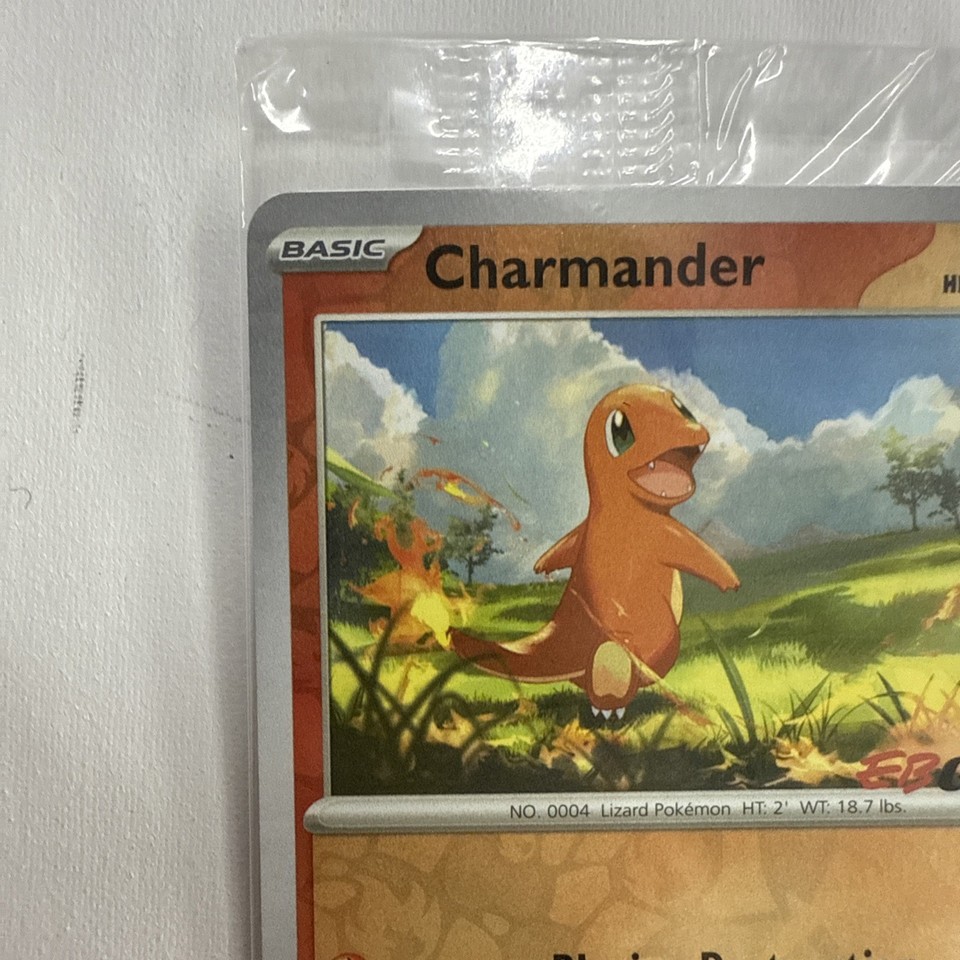Charmander 004/165 EB Games Stamped Promo 151 Pokemon TCG SEALED | eBay