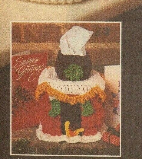 FIREPLACE TISSUE COVER CHRISTMAS CROCHET PATTERN INSTRUCTIONS | eBay