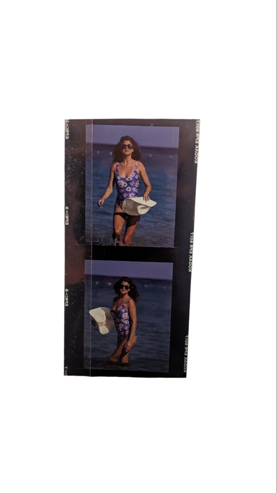 Kathy Ireland Double Photo Slide Swimsuit Model Catalog Production ...