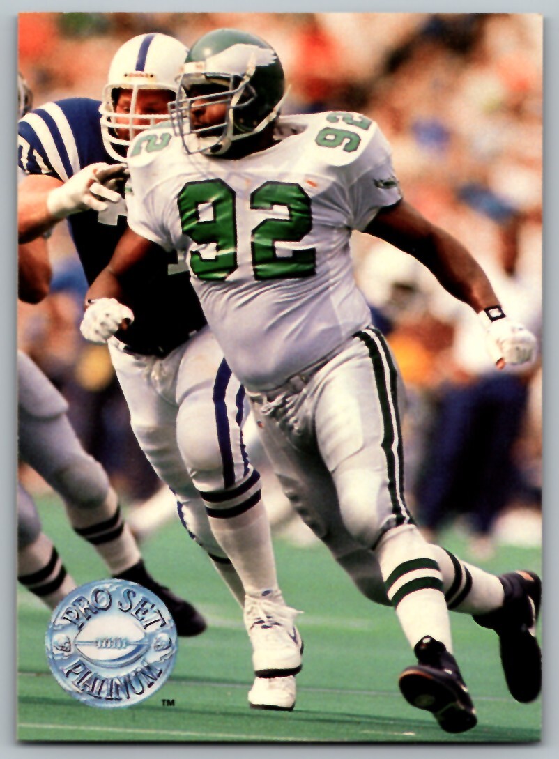 1991 PRO SET PLATINUM REGGIE WHITE PHILADELPHIA EAGLES #91 | eBay