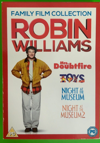 Robin Williams (DVD Box set) Toys/ Mrs Doubtfire/ Night in the Museum 1 ...