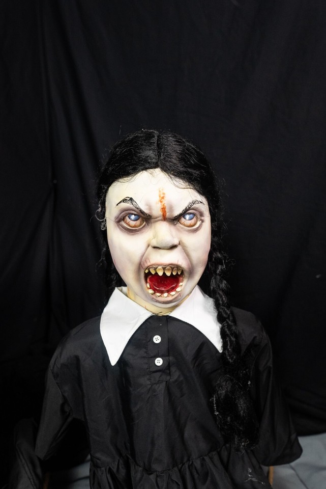Spirit Halloween - 2017 - Menacing Molly Animatronic Horror Prop Addams ...
