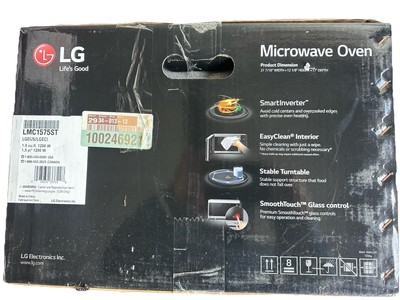 LG 1.5 cu. ft. Counter Top Microwave Oven with NeoChef Smart Inverter ...