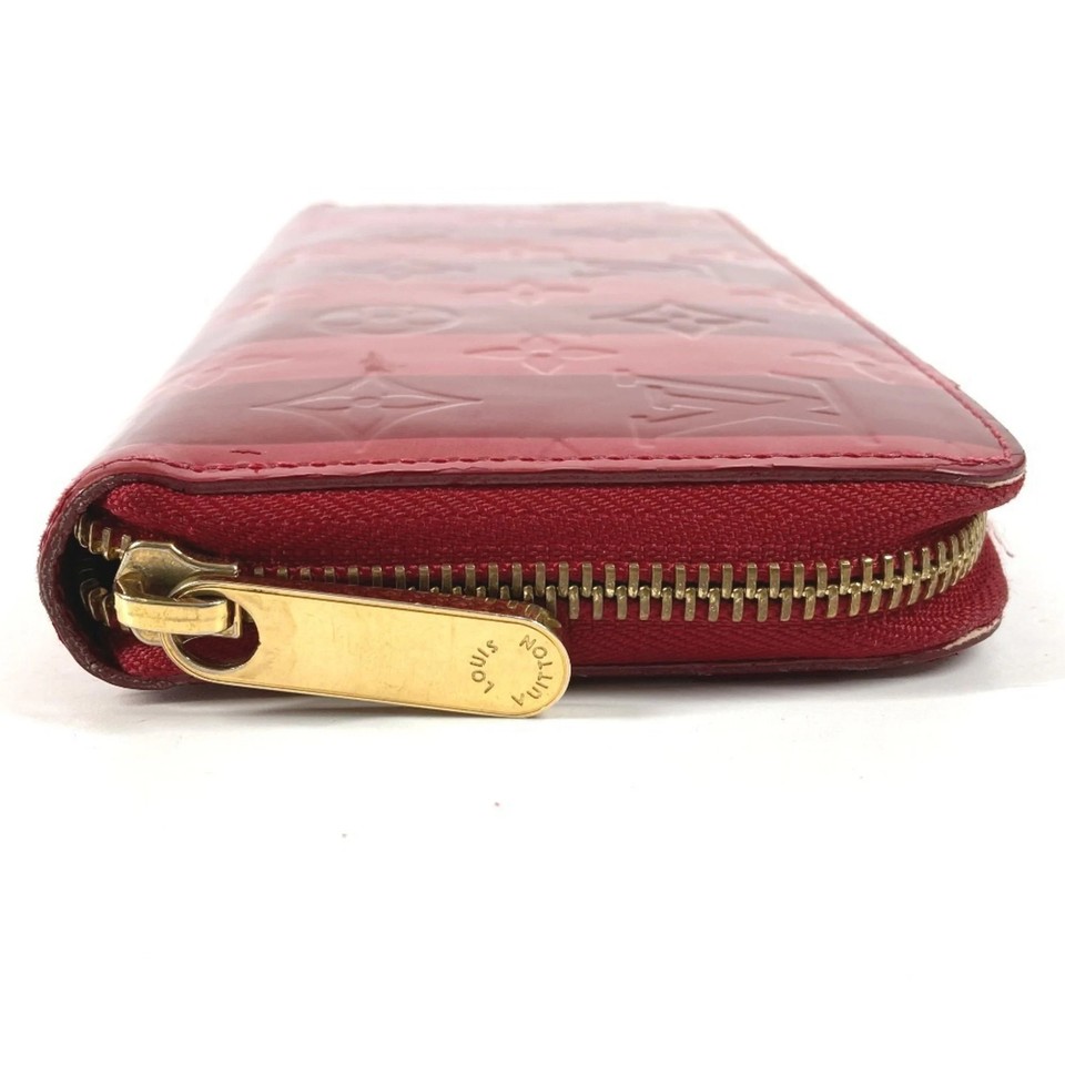 LOUIS VUITTON M91718 Monogram Rayeur Vernis Zippy Wallet, Long Wallet ...