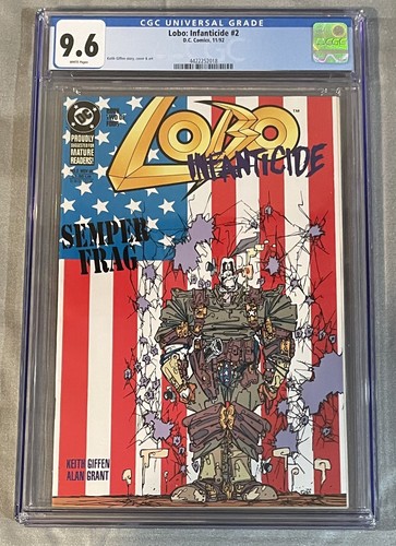 LOBO Infanticide #2 CGC 9.6 DC November 1992 White Pages Comic Book | eBay