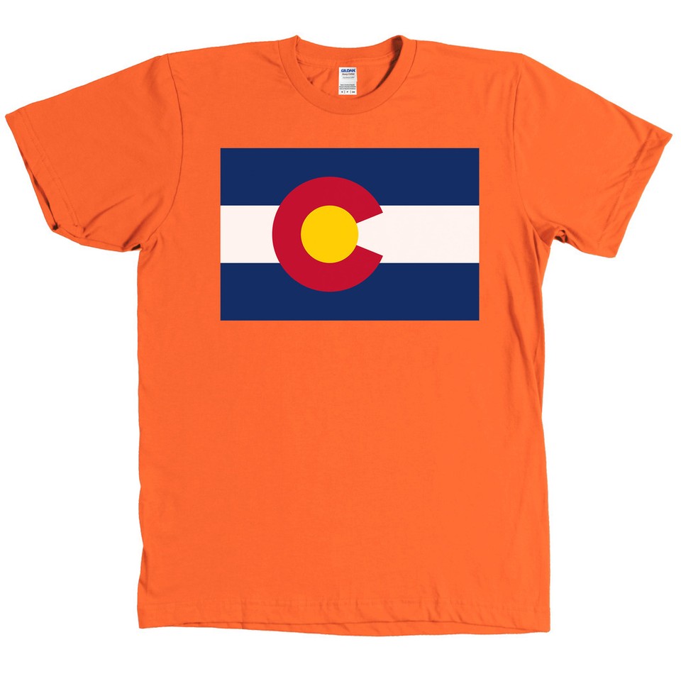 Colorado State Flag Shirt CO Pride Denver Tee NEW WITH TAGS - MANY ...