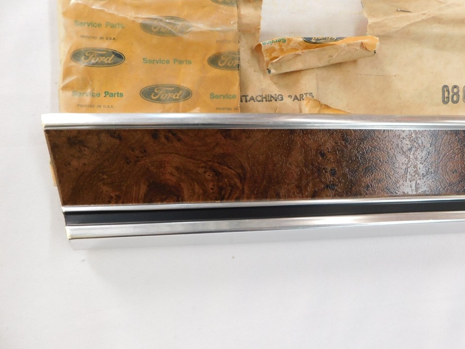NOS OEM Ford 1968 Mercury Montego 4 Door Moulding Woodgrain Trim ...