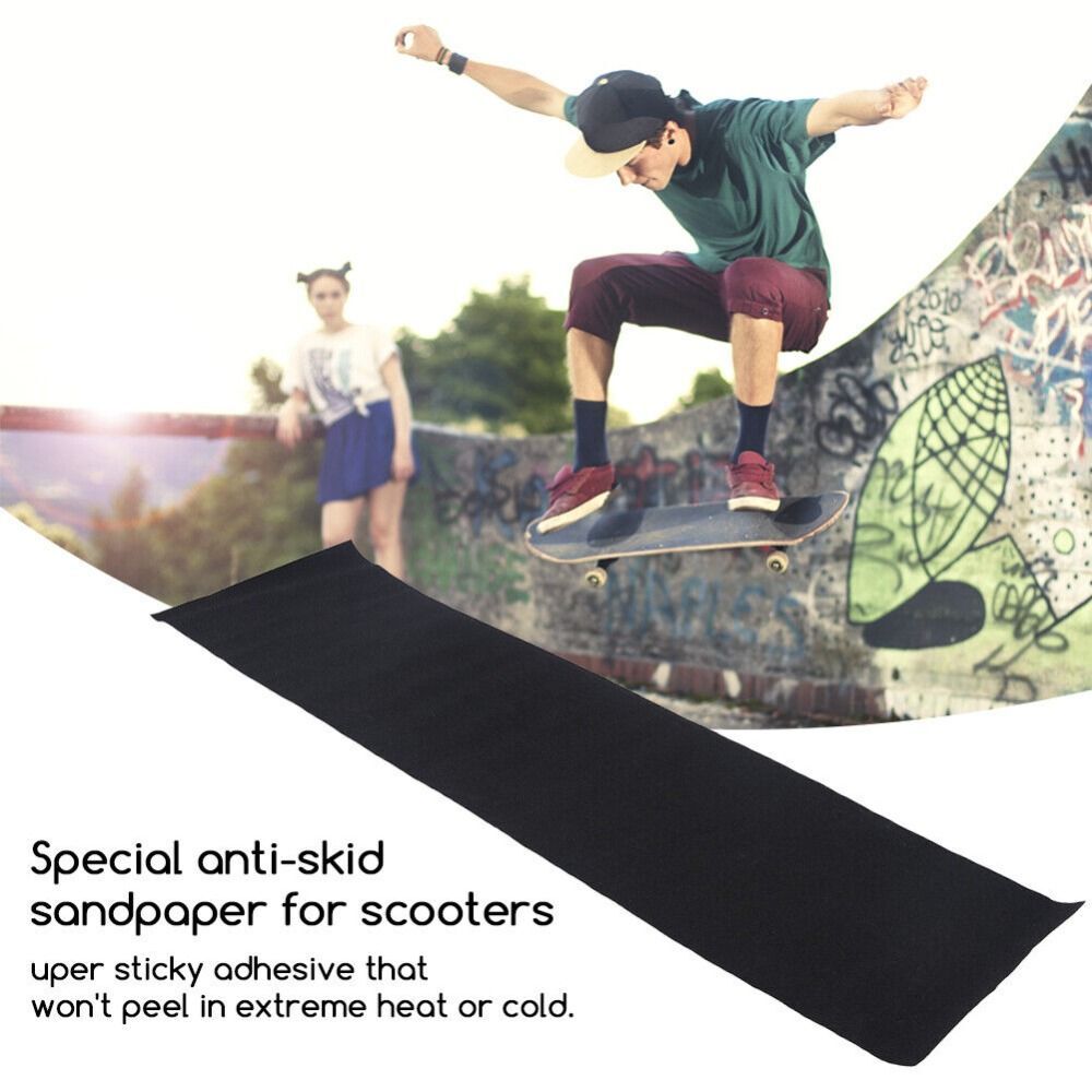 Skate Scooter PVC Deck Grip Tape Longboard Skateboard Sandpaper Sticker ...