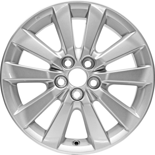 New 16X6.5 Inch Aluminum Wheel For 2009-2010 Toyota Corolla Silver Rim ...