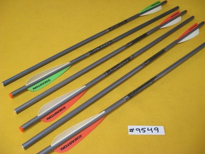 Ten Point Wicked Ridge 6 Aluminum Arrows 20" Easton XX75 Magnum w/ OMNI ...