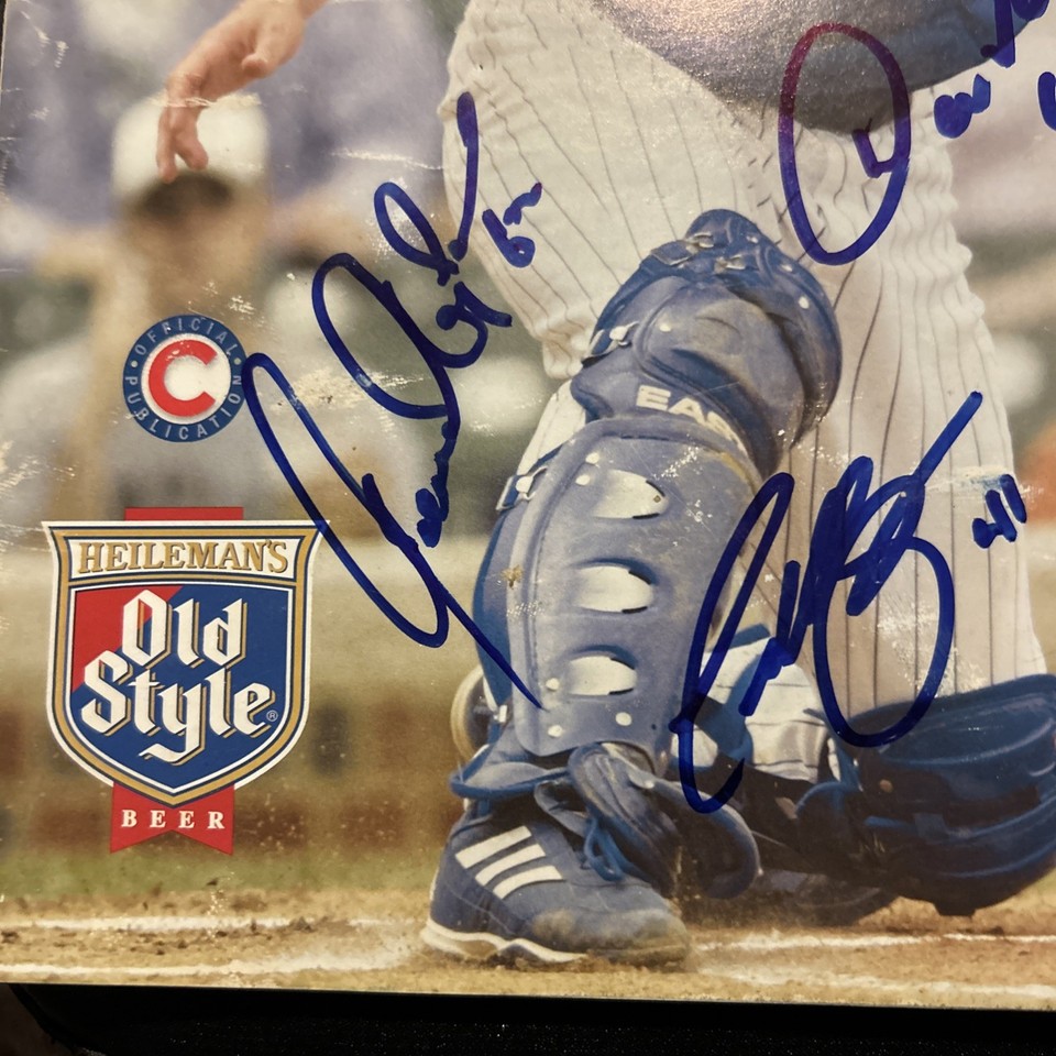 2006 Chicago Cubs Scorecard with Autographs | eBay