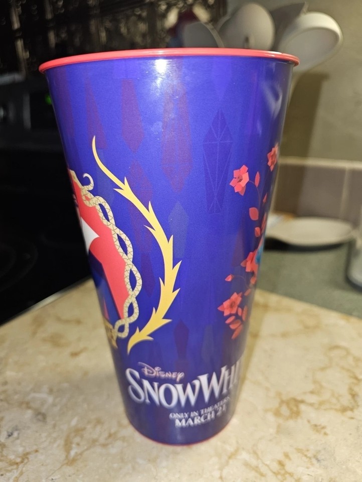 2025 Disney Snow White Movie Souvenir Cup Cinemark Exclusive Evil Queen ...