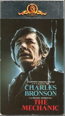 The Mechanic VHS 1988 Charles Bronson Jan-Michael Vincent Jill Ireland ...
