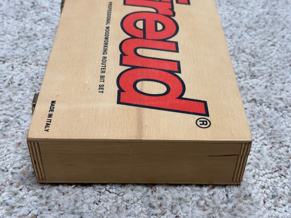 FREUD NEW-OPEN BOX-NEVER USED WOODWORKING ROUTER BIT SET Five Piece 94 ...