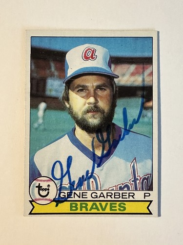 Gene Garber Braves Signed 1979 Topps Baseball Card #629 [0369] | eBay