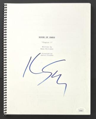 Kevin Spacey Signed Autograph House of Cards Full Pilot Script ...